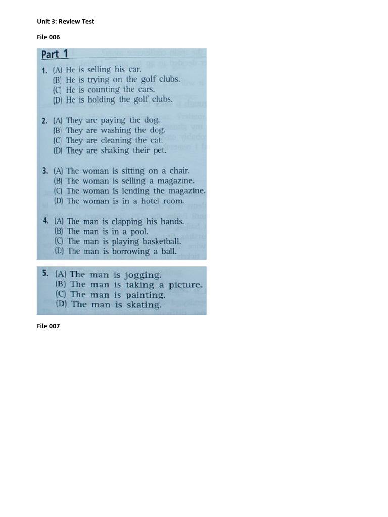 Unit 3-Review Test | PDF