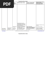 Ocd Thought Record Sheet | PDF | Self-Improvement