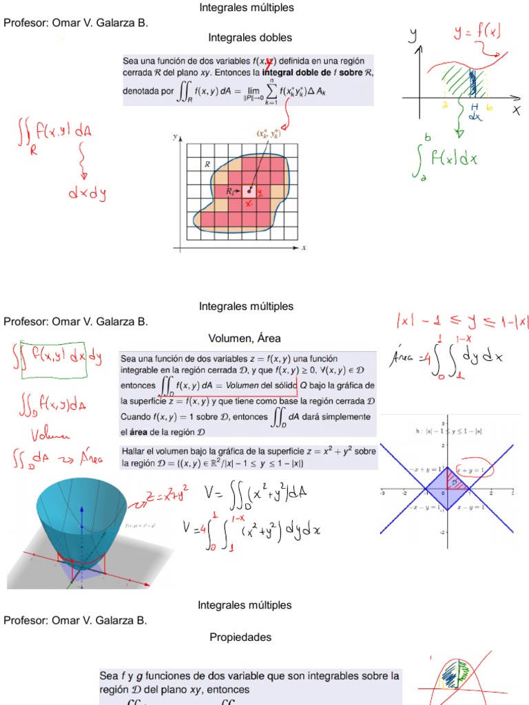 Leccion Calculo Vectorial | PDF | Cálculo multivariable | Integral