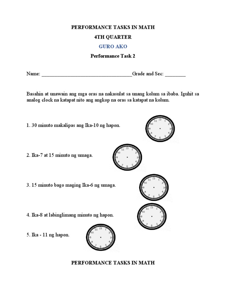 Math-1-Q4 PT 2-3 | PDF
