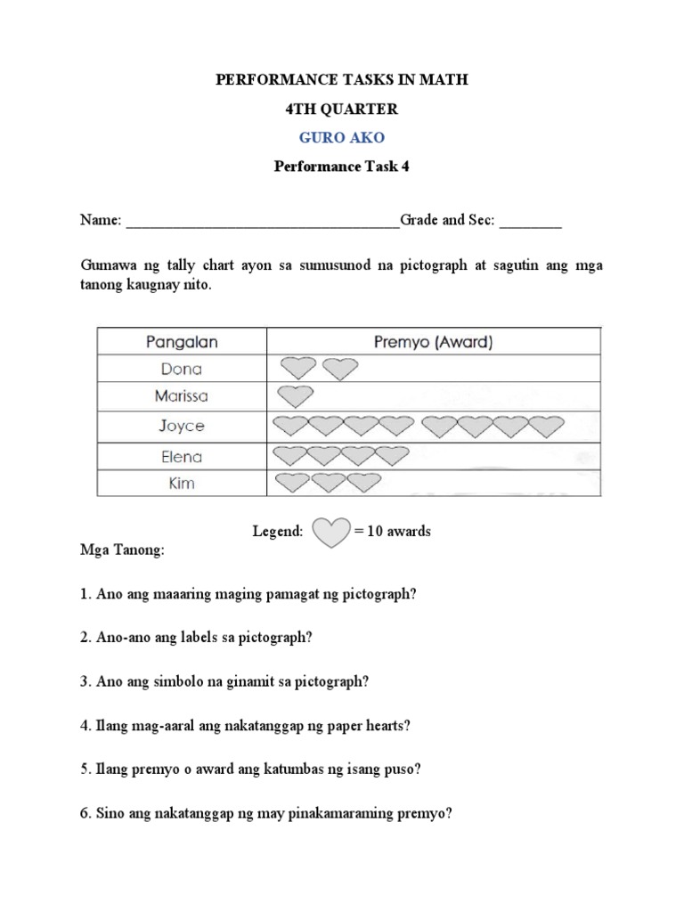 Math-1-Q4 PT 4 | PDF