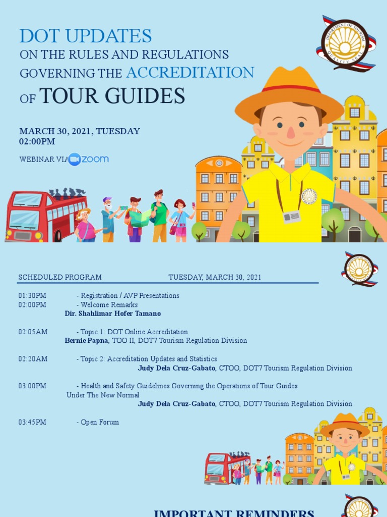 Dot Updates: Tour Guides | PDF