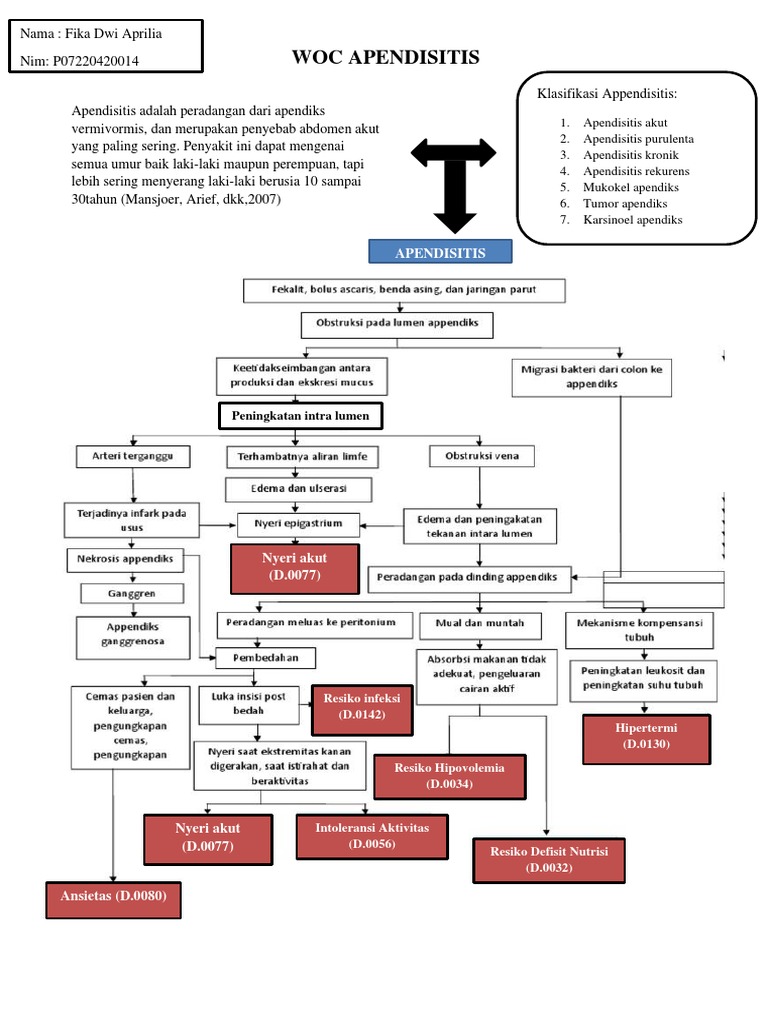 Woc Apendisitis Fika. | PDF