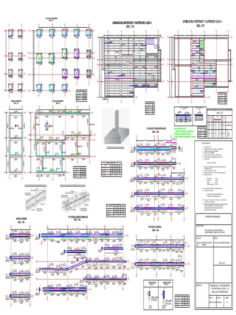 Planos Cala Cala (1-2) | PDF | Science | Ingeniería