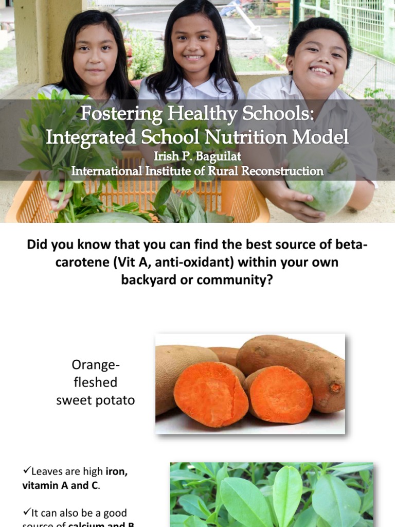 1.integrated School Nutrition Model - NTOT | PDF | Foods | Food And Drink