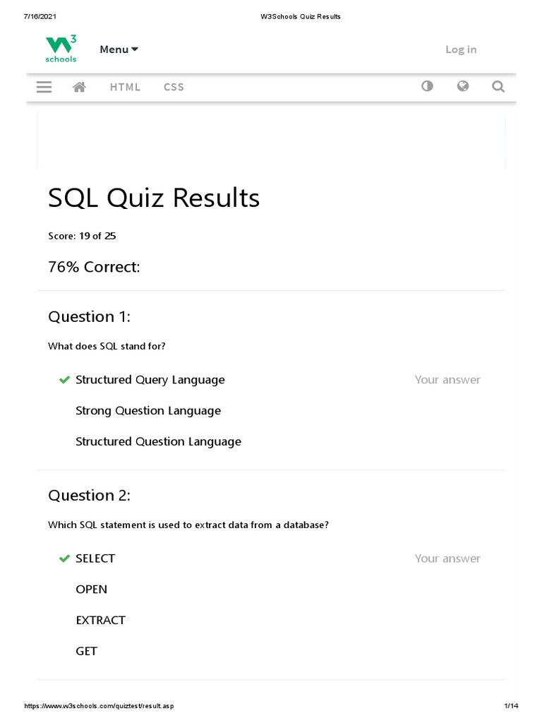 w3schools-quiz-results1-pdf-information-management-software