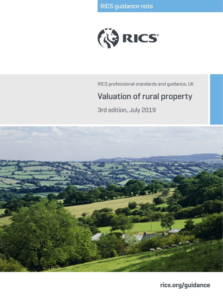 Valuation of Rural Property Guidance Note Rics | PDF