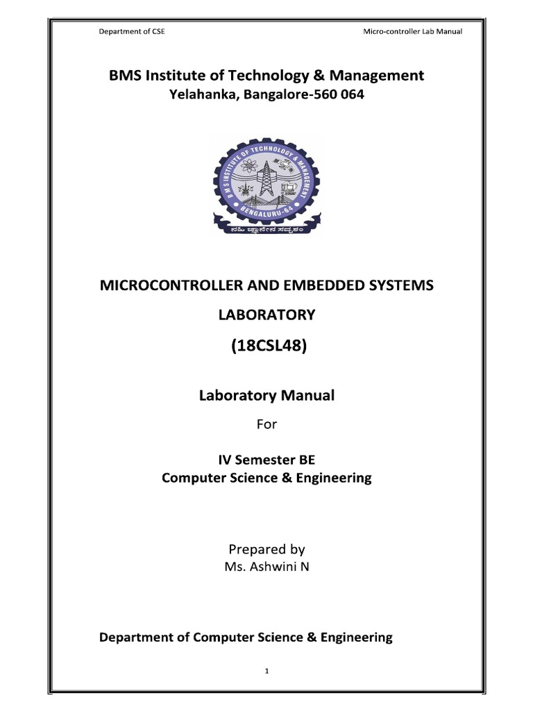 MESL Manual | PDF