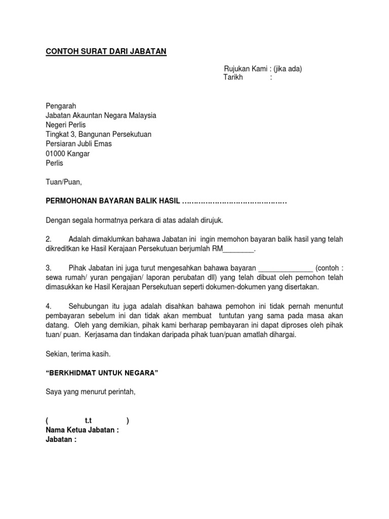 Contoh Surat PTJ Dan Pemohon | PDF | Karier & Perkembangan | Hukum