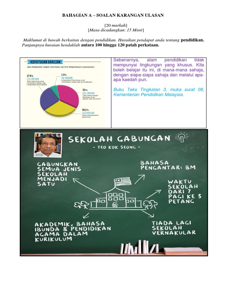 Karangan Ulasan Form 3 | PDF