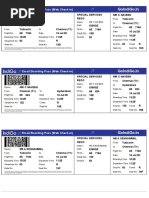 Online Boarding Pass Indigo | PDF | Aviation | Airlines