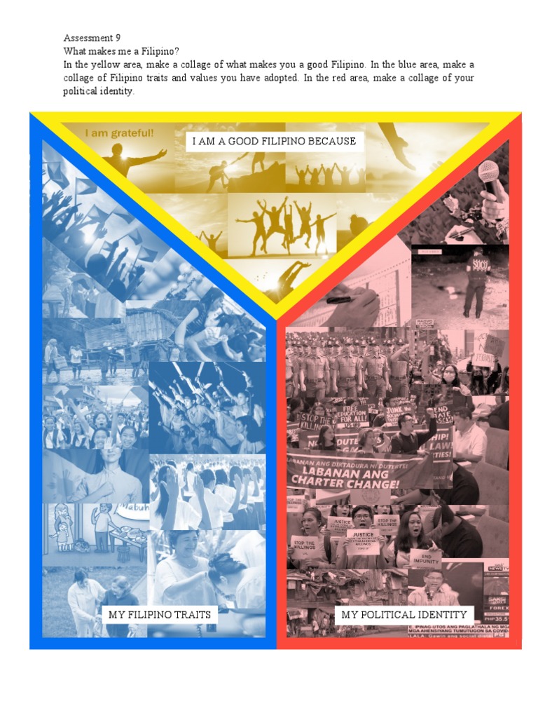 Collage Being A Filipino Understanding The Self | PDF