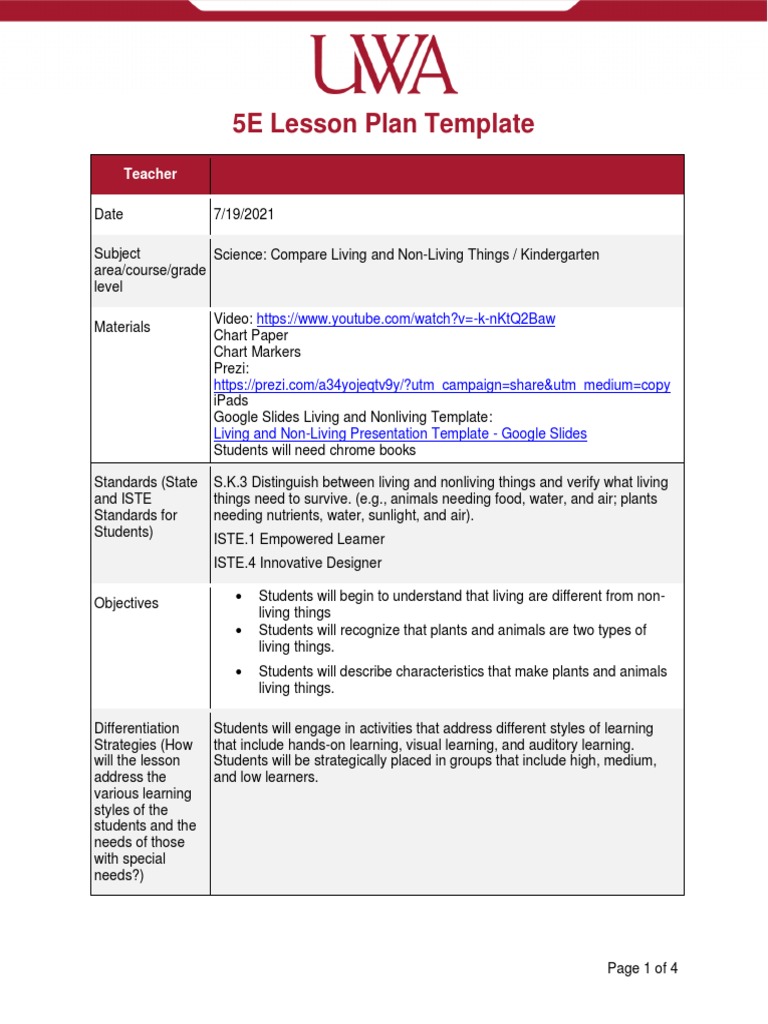 Danielle Gunter Lessonplan1 | PDF | Project Based Learning | Science ...