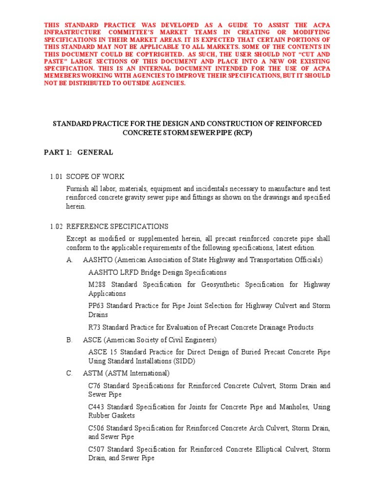 Standard Practice For The Design and Construction of Reinforced ...