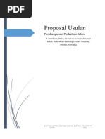 Proposal Perbaikan Jalan RT 08 RW 10 | PDF