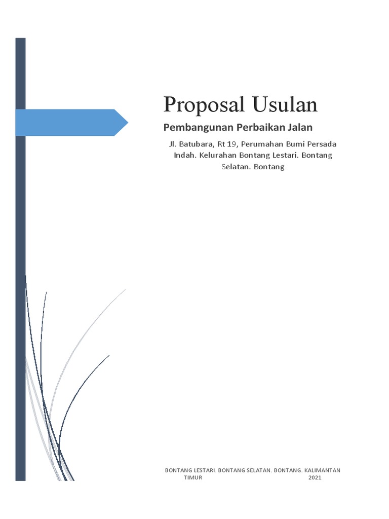 Proposal Perbaikan Jalan RT.19 | PDF