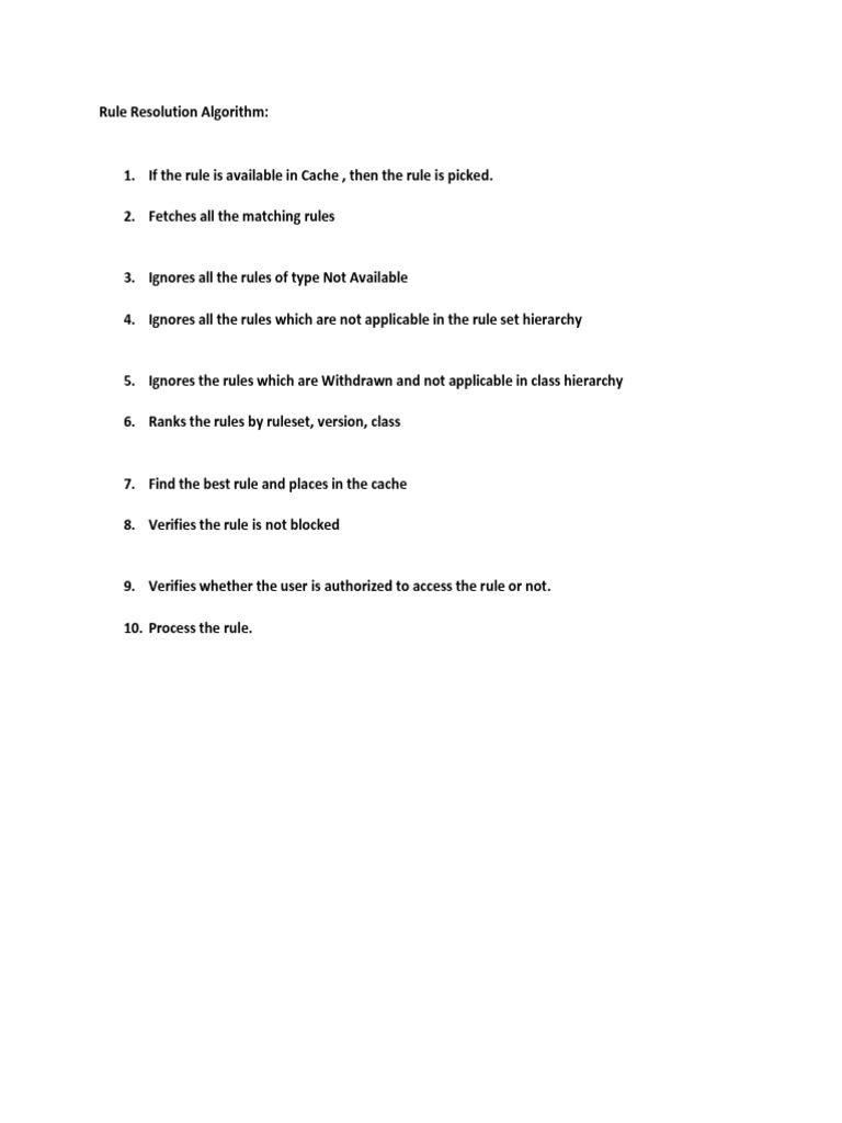 Rule Resolution Algorithm in Pega PRPC | PDF