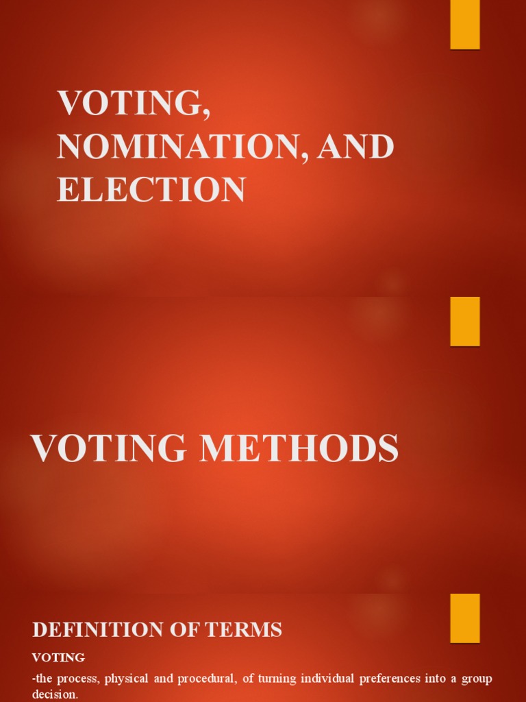 Voting Methods and Protocols Explained | PDF | Voting | Rules