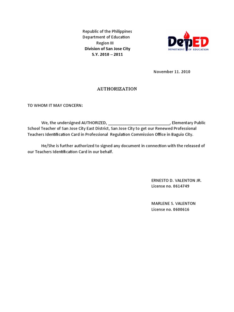 Authorization of PRC License | PDF