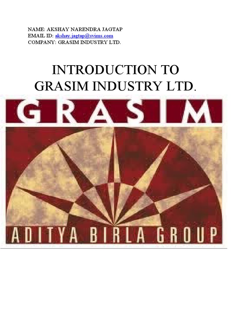 Grasim Industry Ltd. | PDF | Companies | Textiles