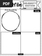 My Favourite Character Worksheet | PDF | Self-Improvement