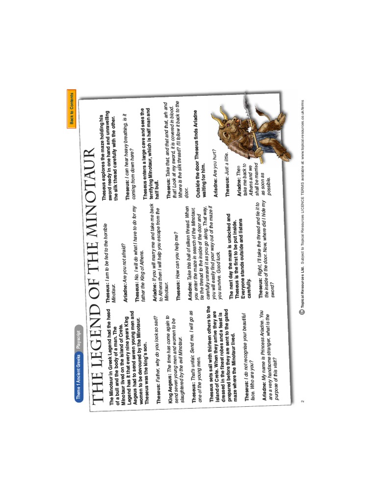 4.1 Comprehension | PDF | Minotaur | Theseus