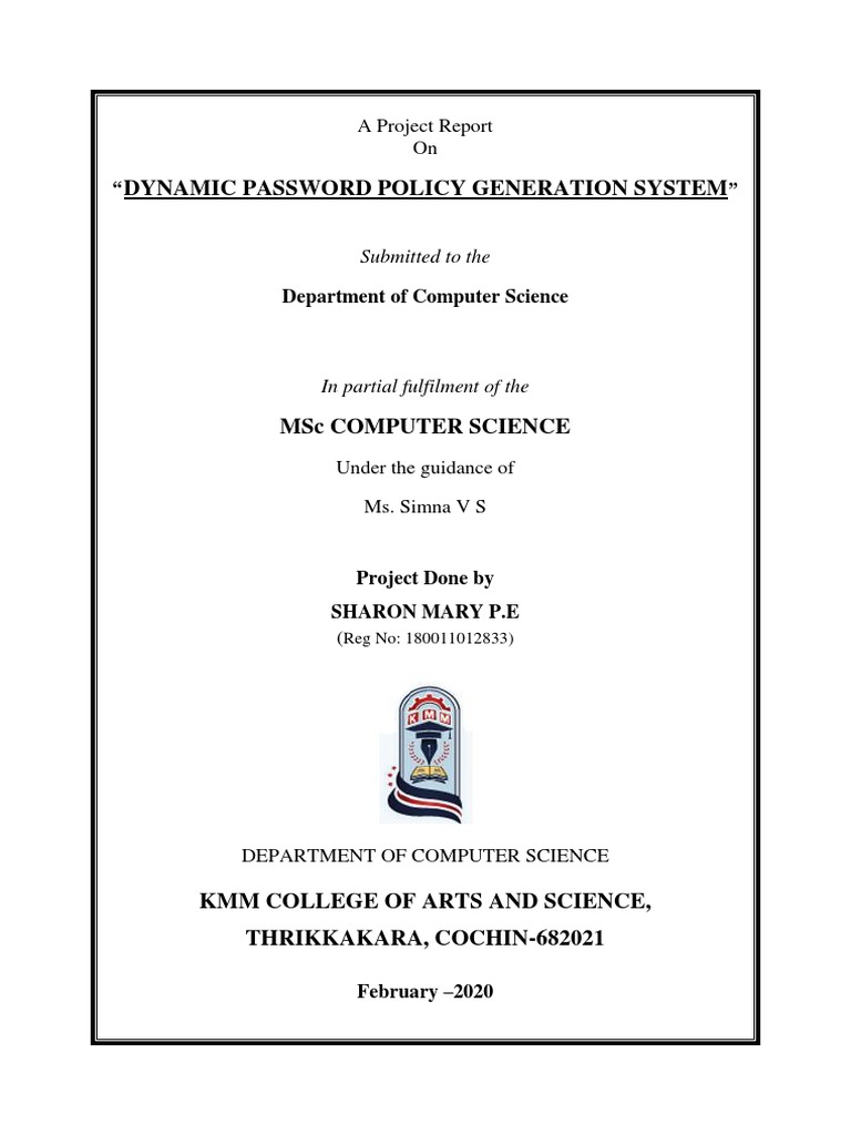 Dynamic Password Policy Generation System: A Machine Learning Approach to Enhancing Password ...