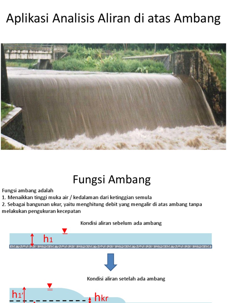 Aplikasi Analisis Aliran Di Atas Ambang | PDF