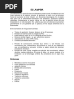 Triptico Eclampsia | PDF