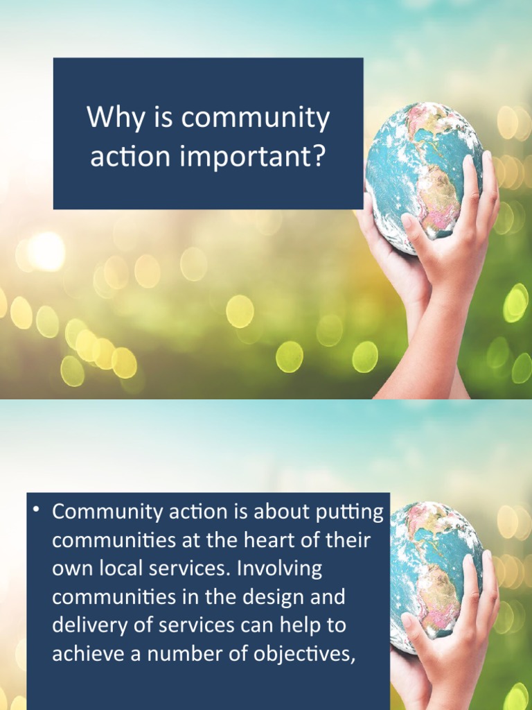 Why Is Community Action Important? | PDF