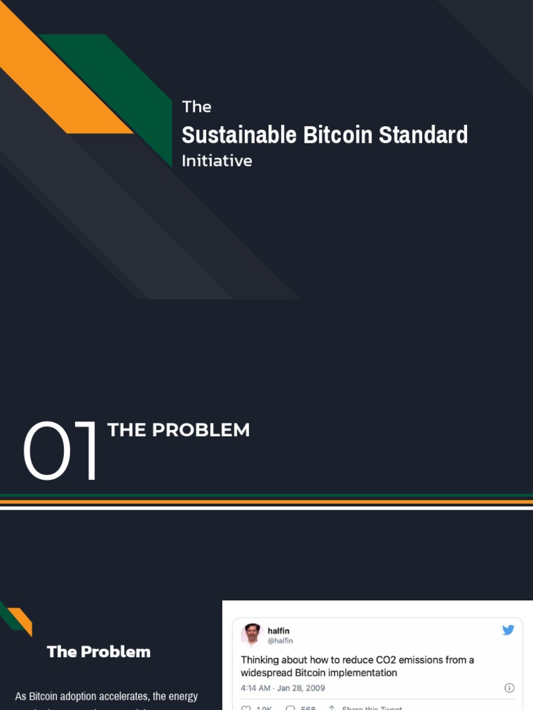 Sustainable Bitcoin Standard Proposal | PDF | Bitcoin | Sustainability