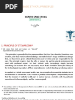 Basic Ethical Principles 1. Stewardship | PDF | Autonomy | Image Of God
