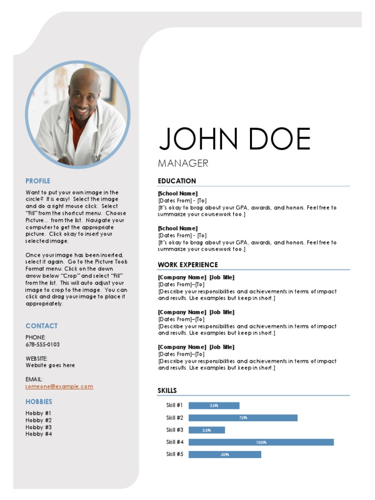 John Doe CV Template Guide | PDF