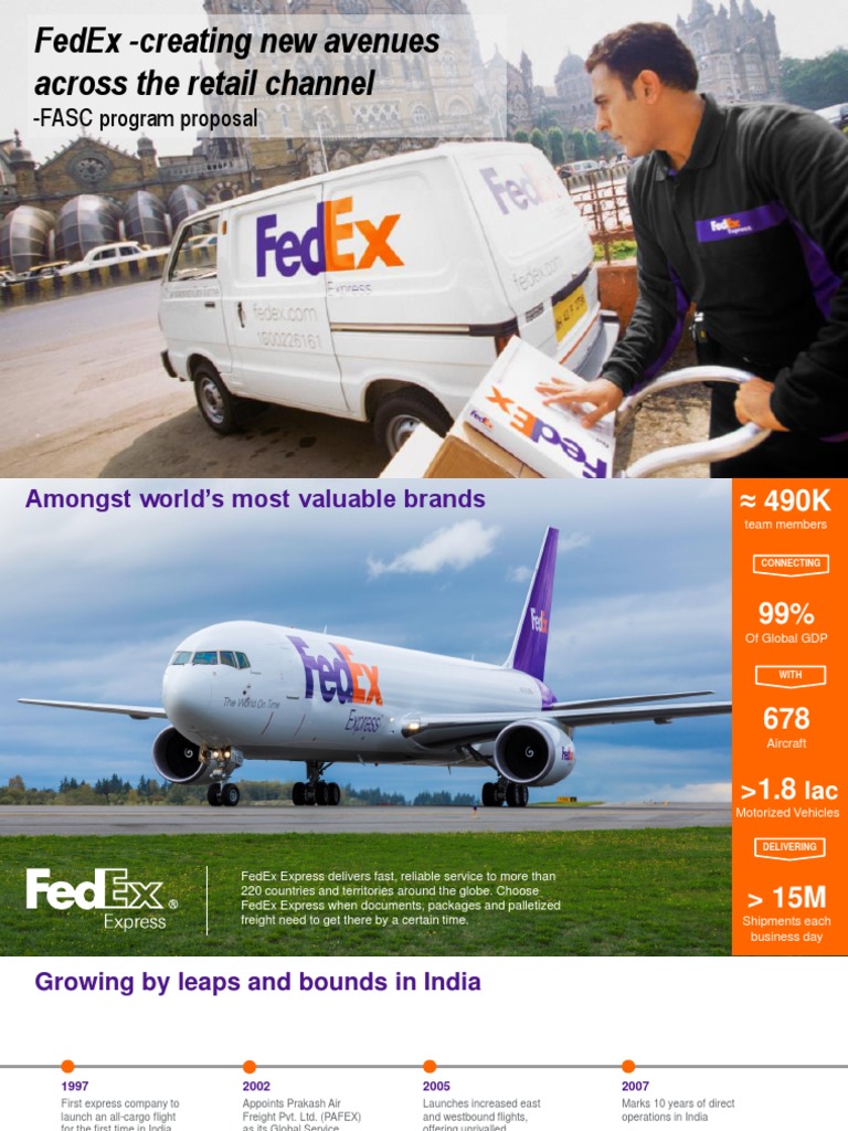 Fedex - Creating New Avenues Across The Retail Channel: - Fasc Program ...