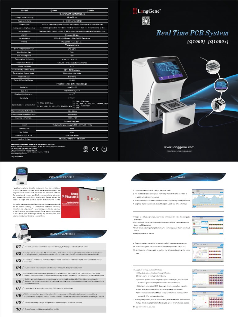 LongGene Real-Time PCR | PDF