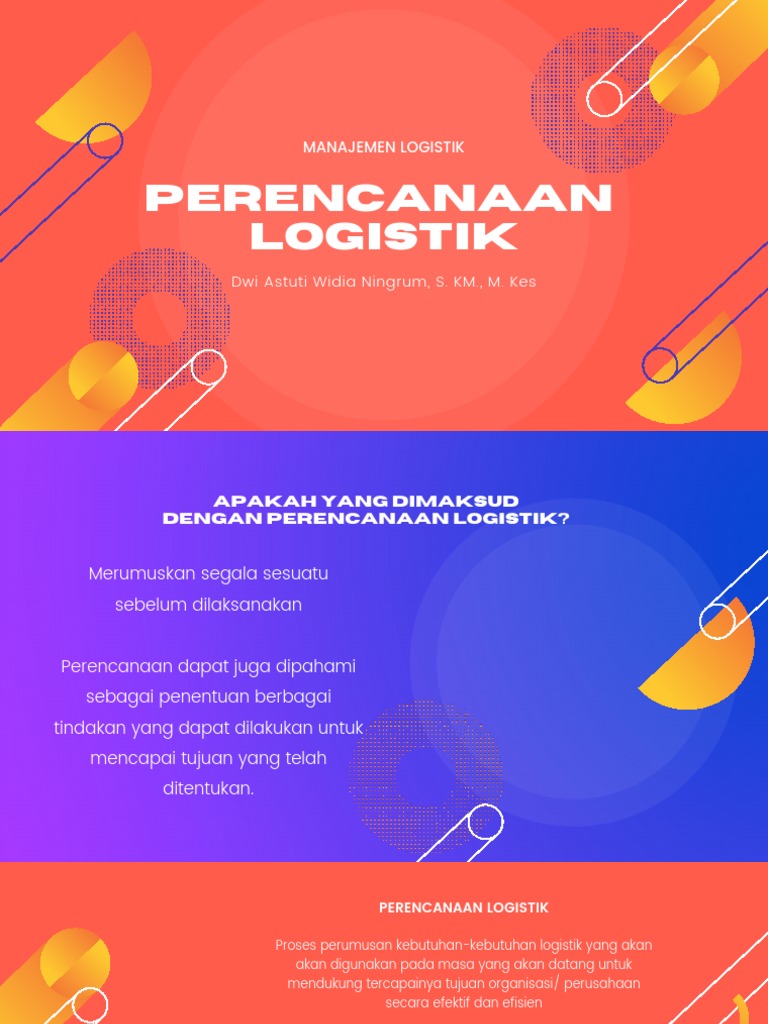 TM 3 Perencanaan Logistik | PDF