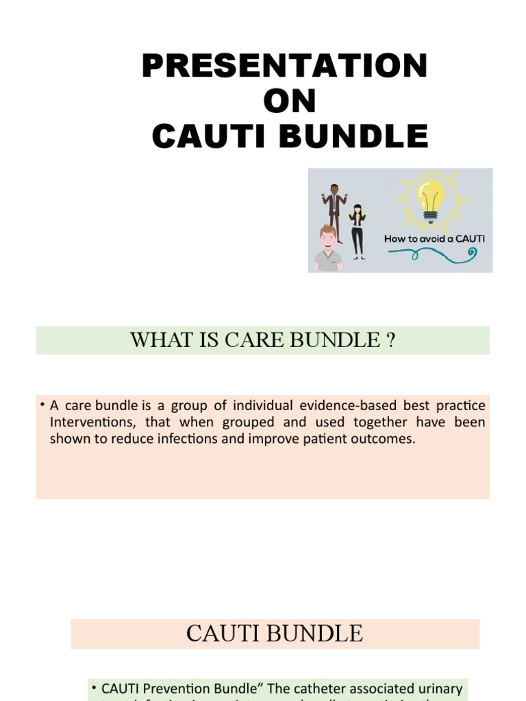 Presentation ON Cauti Bundle | PDF | Science & Mathematics