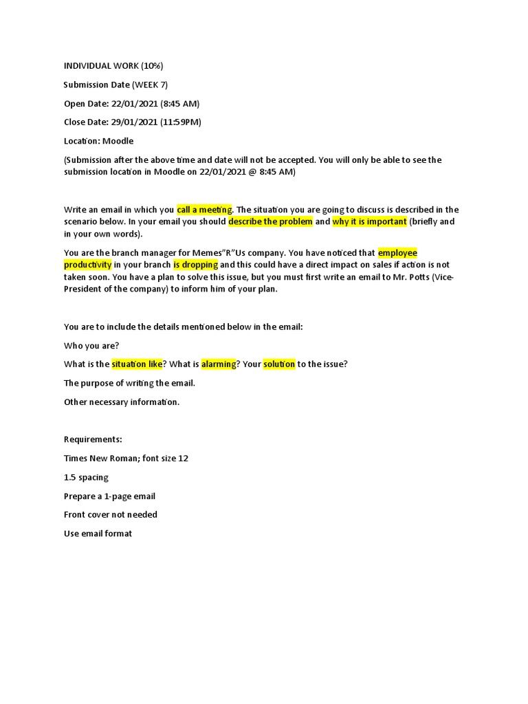 Email Instruction | PDF | Business