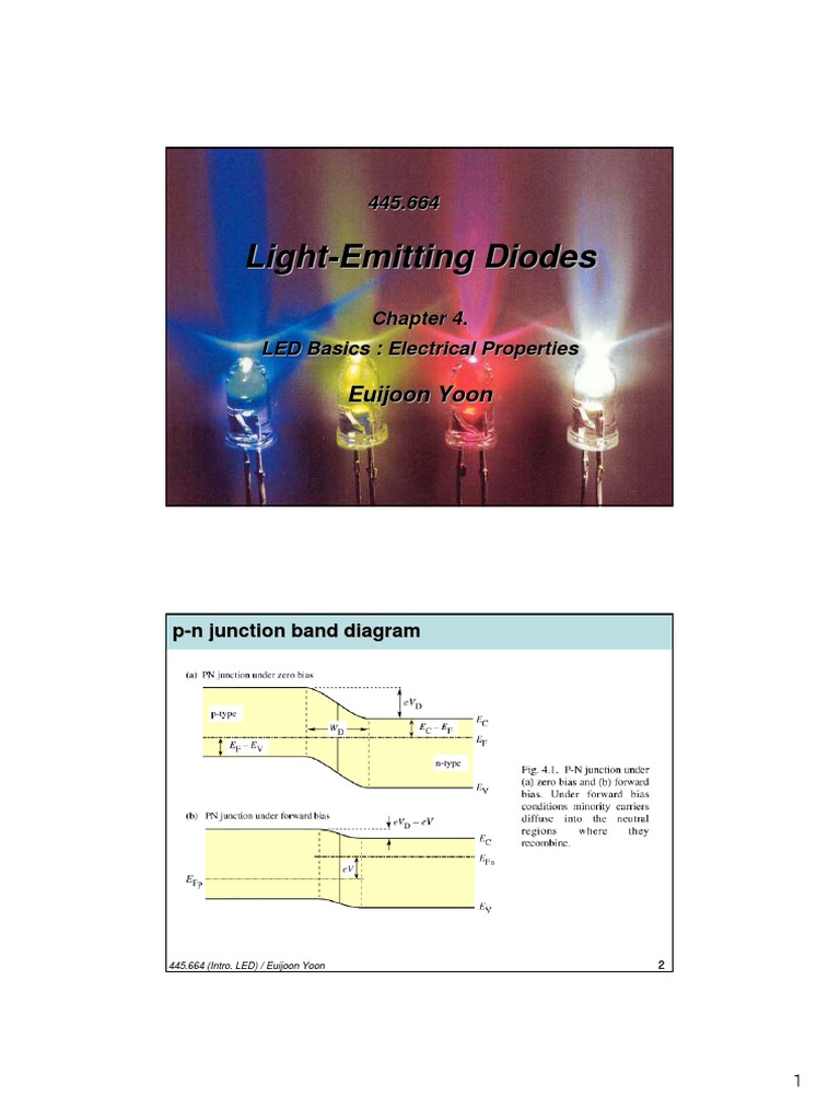 Light - Emitting Diodes | PDF | P–N Junction | Diode
