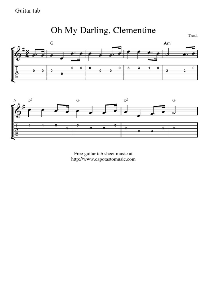 Oh My Darling Clementine GTM | PDF