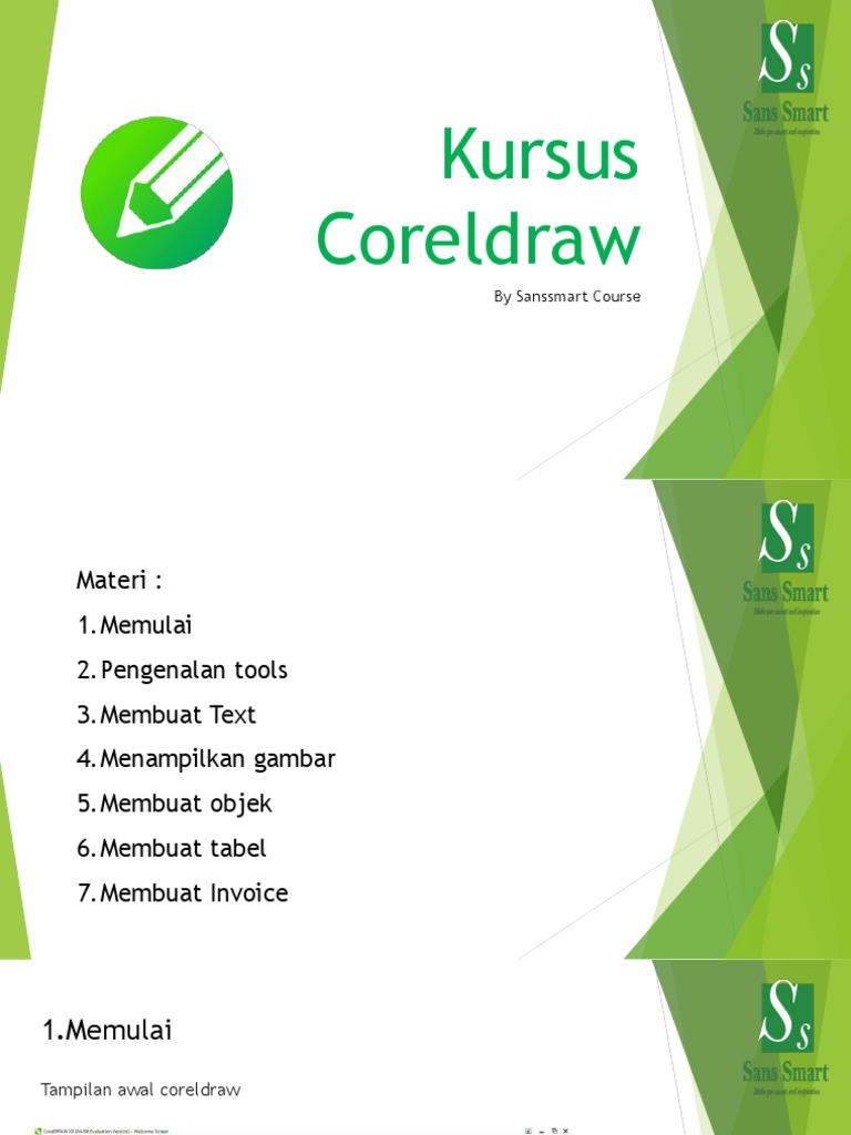 Modul Kursus CorelDRAW Lengkap | PDF | Karier & Perkembangan | Seni