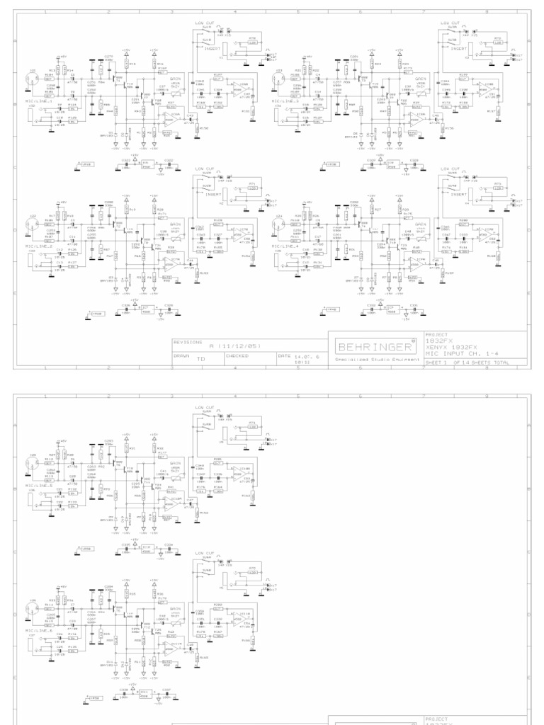Behringer Xenyx 1832fx SCH | PDF