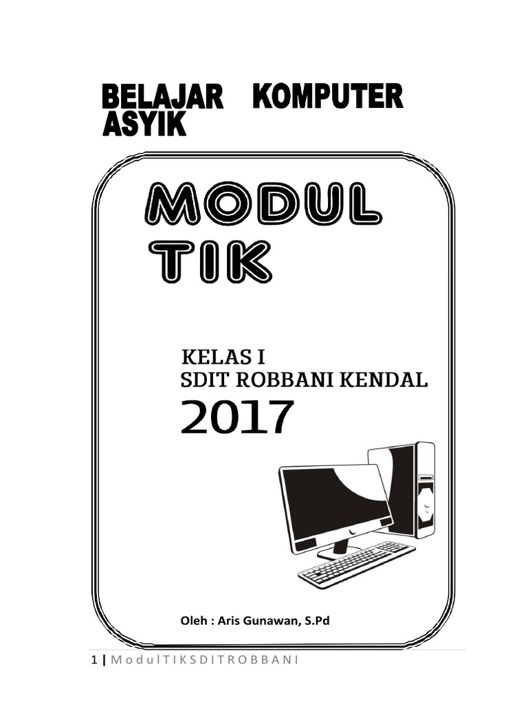 Modul Tik Kelas 1 SD | PDF