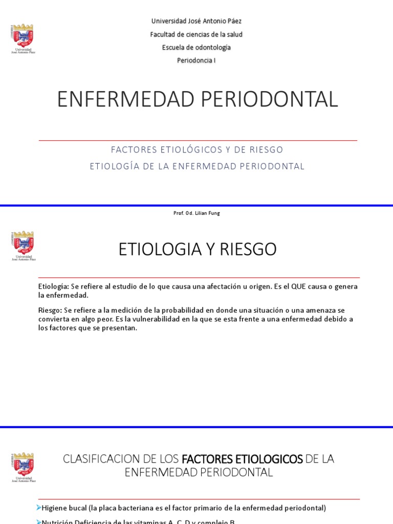 Factores Etiologicos y de Riesgo de La Enfermedad 2020-2cr | PDF ...