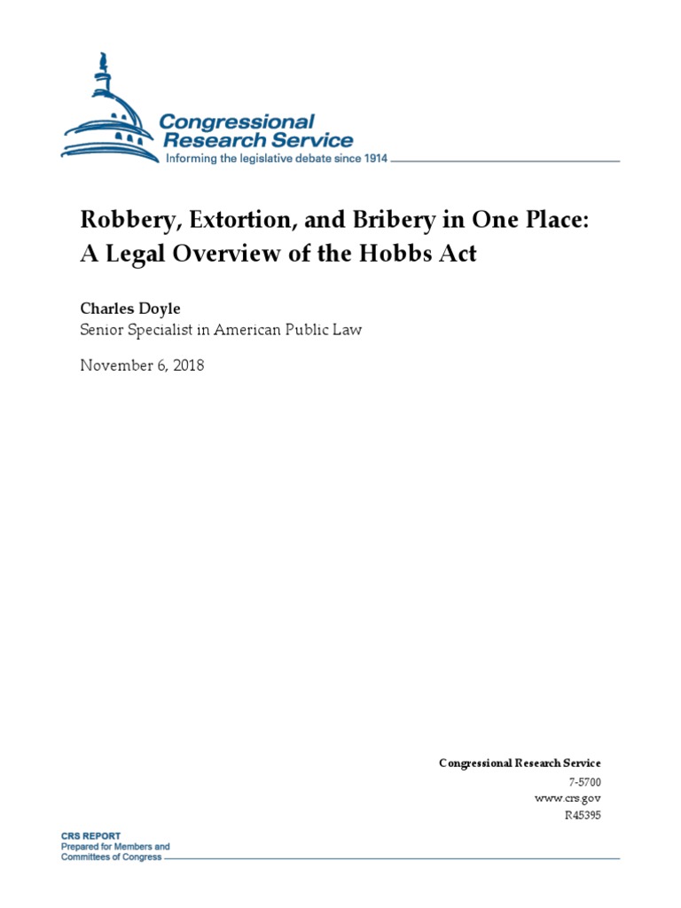 Robbery, Extortion, and Bribery in One Place: A Legal Overview of The ...