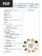 Kindergarten Lesson Plan: Caring for Our World | PDF | Teachers | Learning