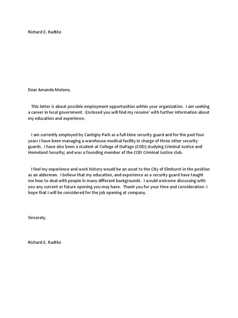 Richard Radke | PDF | Security Guard | Further Education