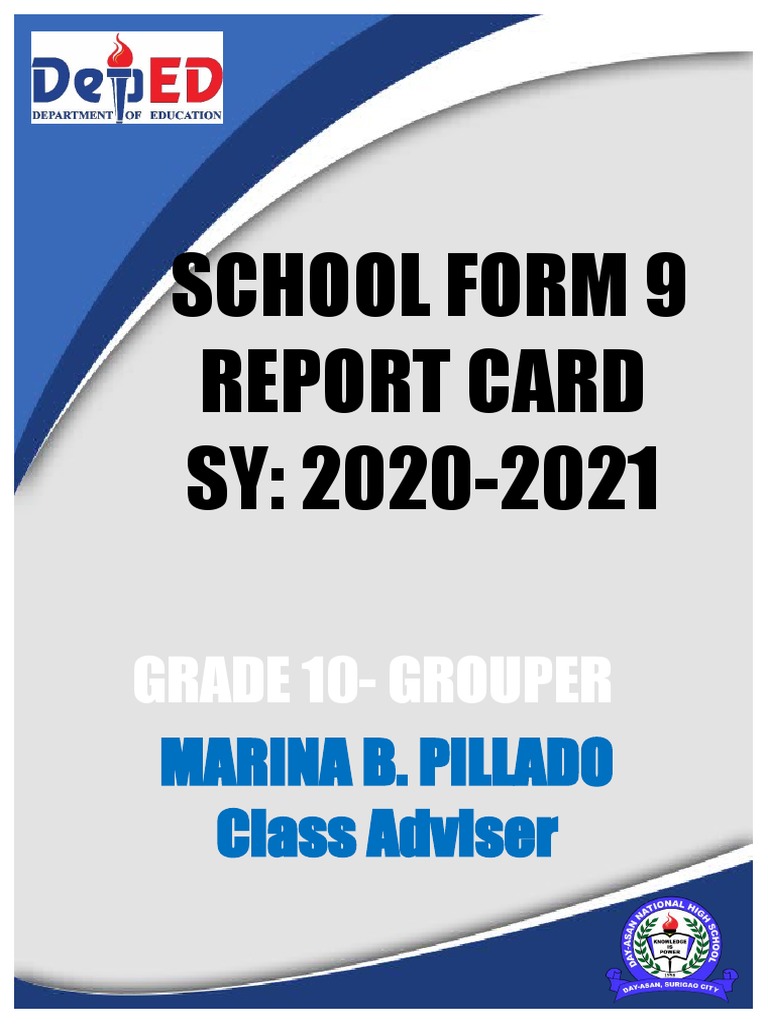 SBM Cover Page For Folder Template | PDF