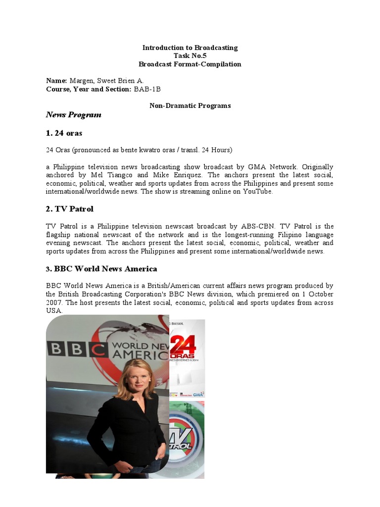 Broadcasting Program Overview | PDF | Sesame Street | Relationships