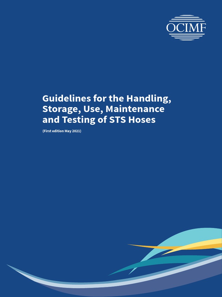 Guidelines For The Handling, Storage, Use, Maintenance and Testing of ...